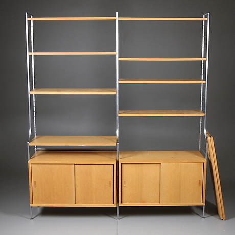 BOKHYLLA, "Continental" Nisse Strinning för String, 1960/70-tal. Möbler ...