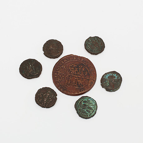 COINS, 7 pieces. Coins, Medals & Stamps - Coins & Banknotes - Auctionet