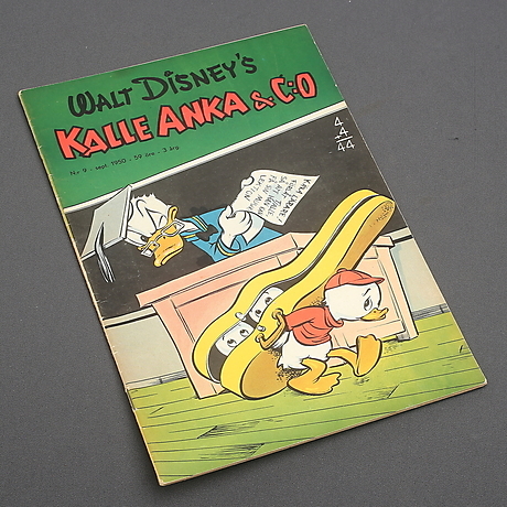 KALLE ANKA & CO. Serial magazine, No. 9, 1950. Books, Maps ...