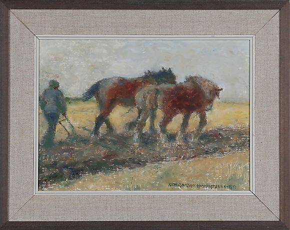 NORA VON SAMSON-HIMMELSTJERNA. oil on Board, signed and dated 1973. Art ...