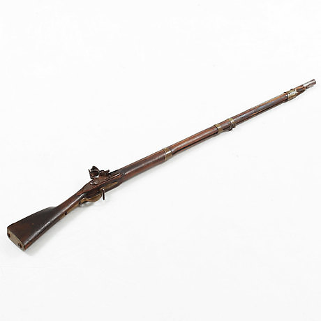 FLINTLOCK RIFLE, 18th century. Weapons & Militaria - Guns & Rifles ...