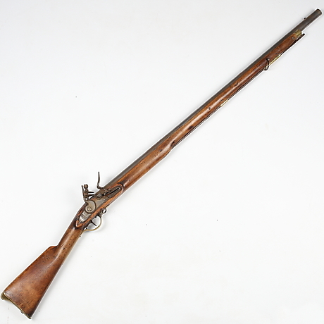 Flintlock rifle, so-called Subsidy rifle, Sweden/England, 17/1800s ...