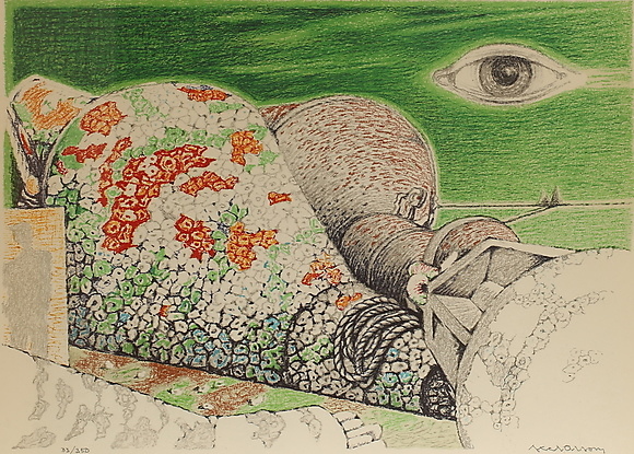 AXEL OLSON. Color lithograph, signed and numbered 33/350. Art ...