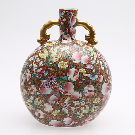 MUG WITH HANDLES, China, porcelain with painting in colors and ...