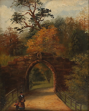 Unknown artist, oil on canvas, signed Andrews. Art - Paintings - Auctionet