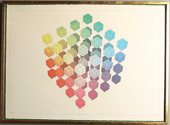 BECK & JUNG (HOLGER BÄCKSTRÖM & BO LJUNGBERG). "Easel", computer ink ...