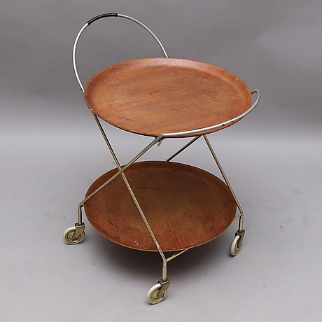 BRICKVAGN/SERVERINGSVAGN, teak, JH Fabrikerna, Sävsjö, 1900-talets mitt ...
