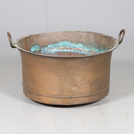 BALJA, koppar. Silver & Metall - Tenn, Mässing & Koppar - Auctionet