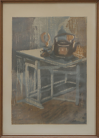 SVEN PERSSON. LITO 58/100, signerad, 1900-tal. Konst - Grafik - Auctionet