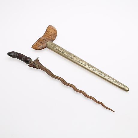 KRIS, gayaman, Yogyakarta, later Balinese blade, Indonesia, 20th ...