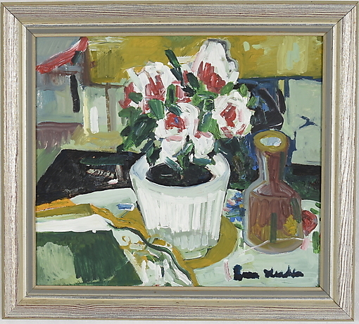 LARS HERDER. Oil on Board. Art - Paintings - Auctionet