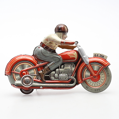 MOTORCYKEL, Technofix, Tyskland, modell nr GE 258, 1900-talets första ...