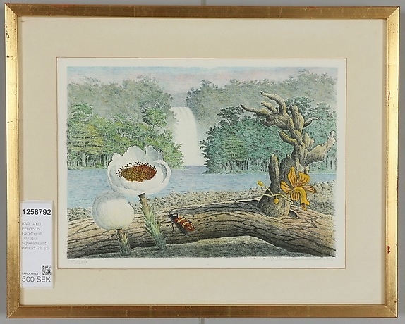 KARL AXEL PEHRSON. Color lithograph, 109/350, signed and dated -76. Art ...