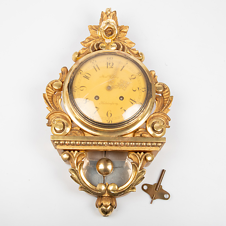 WALL PENDANT, gilded wood, Rococo style, Axel Vinberg Helsingborg ...