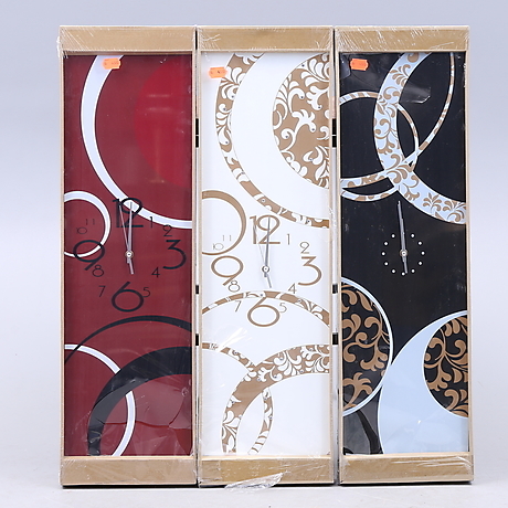WALL CLOCK, 7 units, quartz, 2000s. Clocks & Watches - Wall Clocks ...