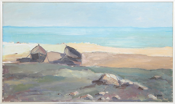 BERT ZEDRÉN. OLJA på duk, signerad, 1900-tal. Konst - Måleri - Auctionet
