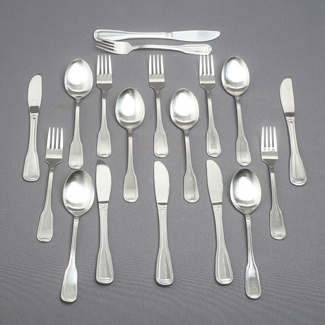 FOLKE ARSTRÖM. Cutlery, 18 pieces, stainless steel, "Attaché", Gense ...