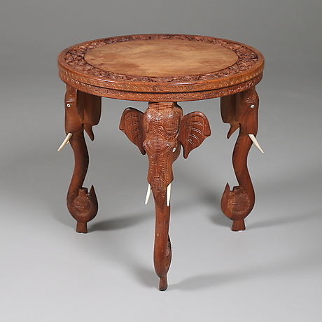 ELEFANTBORD, Anglo-indisk, 1900-talets mitt. Möbler - Bord - Auctionet