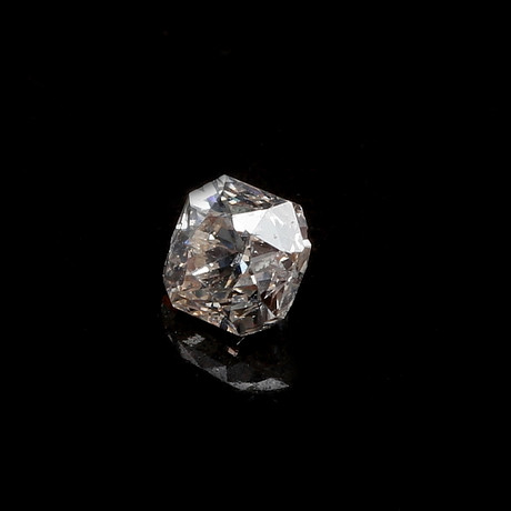 DIAMOND, unset, brilliant cut approx. 0.42 ct. certificate from GIA ...