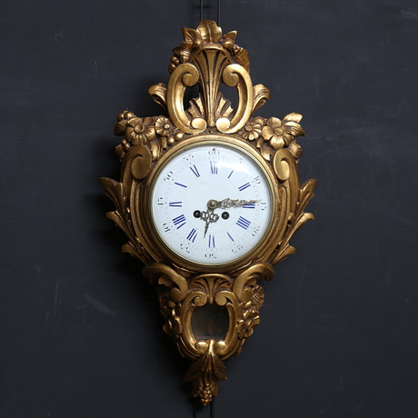 WALL PENDULUM, rococo style, France. Clocks & Watches - Wall Clocks ...