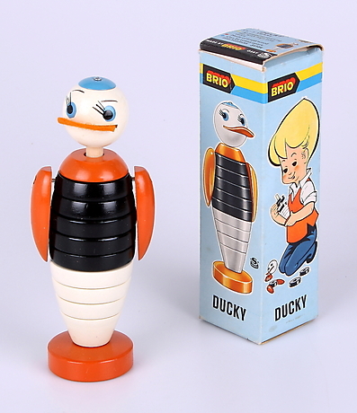 TRÄLEKSAK, BRIO, 1960-tal, Master Ducky. Leksaker - Auctionet