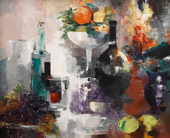 JOSÉ LUIS FLORIT. Still life. Art - Paintings - Auctionet
