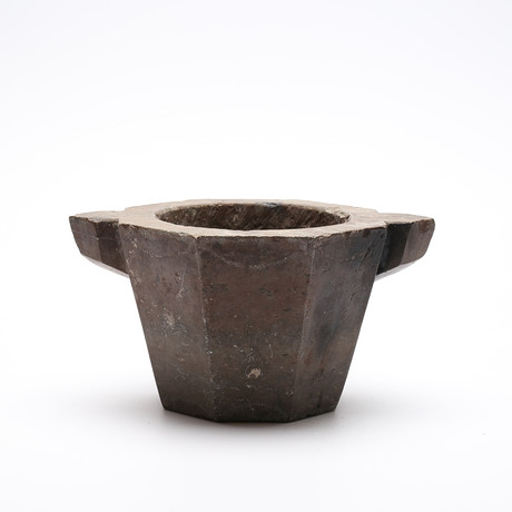 MORTEL, sten, 1700/1800-tal. Allmoge - Skålar & Skrin - Auctionet