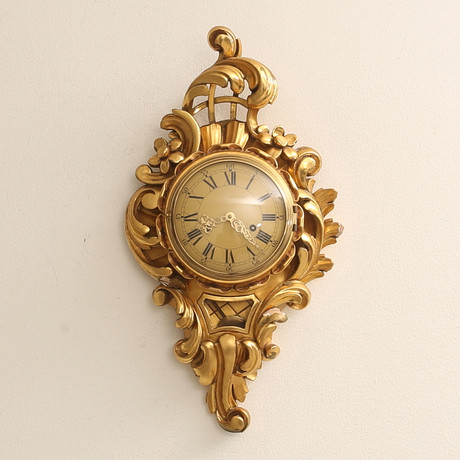 WALL PENDULUM, rococo style, 20th century. Clocks & Watches - Wall ...
