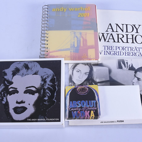 A Collection OF ANDY WARHOL MEMORABILIA, 11 pieces. Art - Other - Auctionet