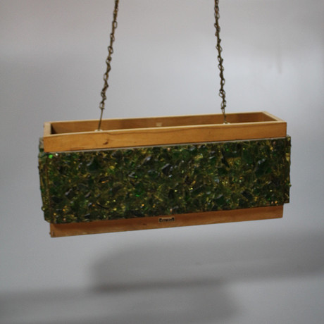 CEILING LAMP, Art material and oak. Design Peter Leek. Lighting & Lamps ...
