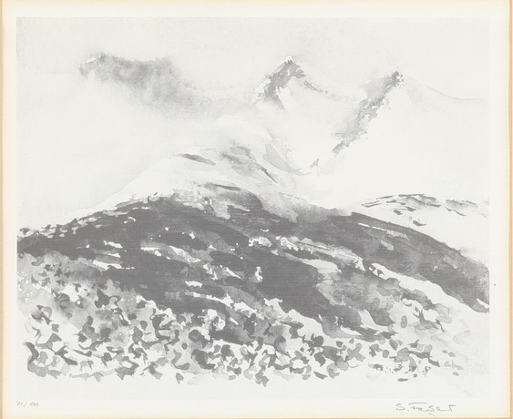 SIXTEN FAGER. litografi, signerad S.Fager 91/800. Konst - Grafik ...