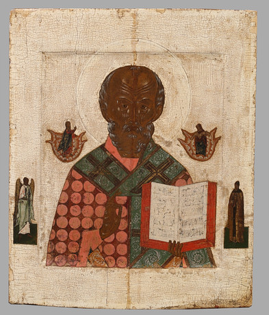 ICON, egg tempera on Board, Russia around 1700. Art - Paintings - Auctionet