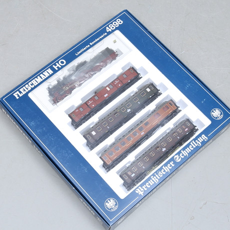 FLEISCHMANN 4898 train set with KPEV steam locomotive and 4 carriages ...