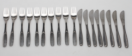 BESTICK, 18 delar, rostfritt, "Savonia", Hackman, Finland. Övrigt ...