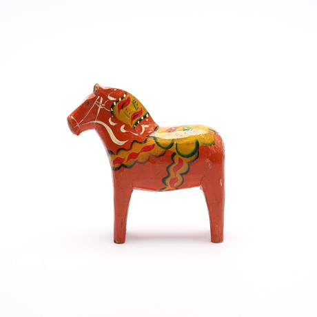 DALA HORSE, wood, 20th century. Art - Sculptures & Bronzes - Auctionet