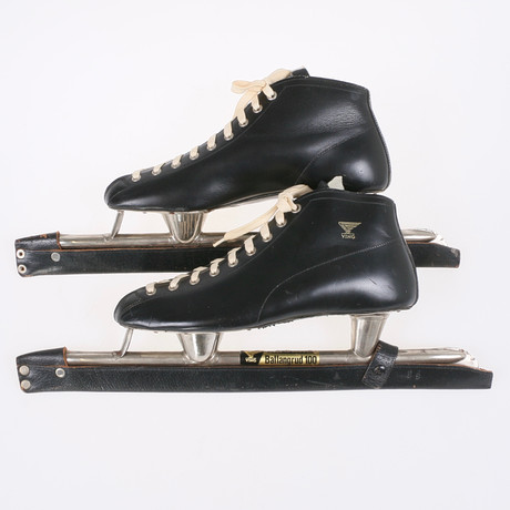 CROSS-COUNTRY SKATES, a pair, Ballangrud 100, Ving, Norway. Vintage ...