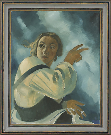 GUNNAR ZILO. Olja på duk, signerad 33. Konst - Måleri - Auctionet