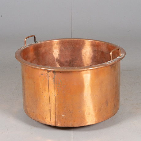 BALJA, koppar, 1900-talets andra hälft. Silver & Metall - Tenn, Mässing ...