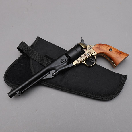 REVOLVER, Nachbau, Colt BKA 218 Modell 1860, mit Hüftholster. Waffen ...