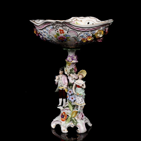 TABLE SET in porcelain, marked Dresden, Germany, early 20th century ...