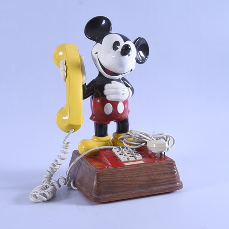 DESK PHONE, Mickey Mouse Phone, Walt Disney Productions. Miscellaneous ...