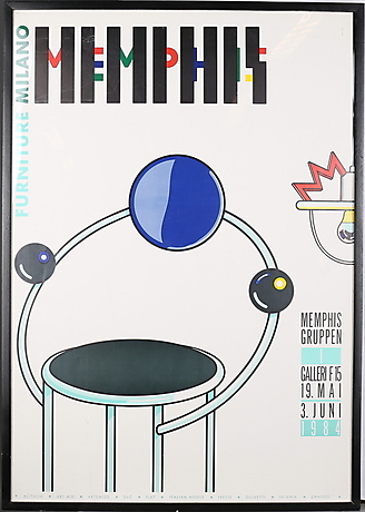 POSTER, Memphis Group in Milan 1984. Art - Other - Auctionet