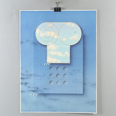 BECK & JUNG. "Morning Bell", print, signed, numbered 77/150, dated 1978 ...