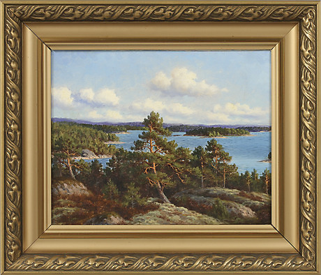 UNKNOWN ARTIST, oil on canvas, indistinct sign. Art - Paintings - Auctionet