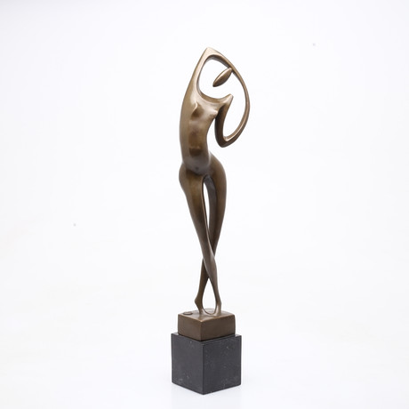 MAX MILO. Efter. Modell, brons, signerad Milo. Konst - Skulptur - Auctionet