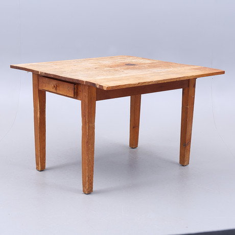 KLAFFBORD med låda, 1800/1900-tal. Möbler - Bord - Auctionet