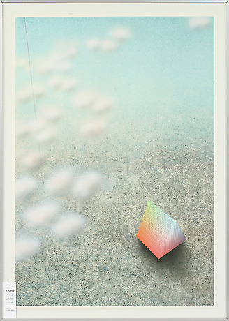 BECK & JUNG. Computer ink plot, hand-colored, signed and numbered 121/ ...