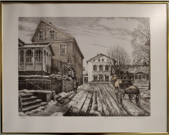 KJELL WALTER. LITHOGRAPHY, signed and numbered 159/200. Art ...