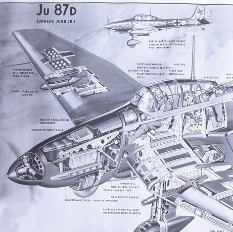 PLANSCH, Junker Jumo 211J. Konst - Övrigt - Auctionet