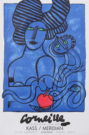 BEVERLOO CORNEILLE. Poster, Corneille, decade of art 1988-1998, Kass ...